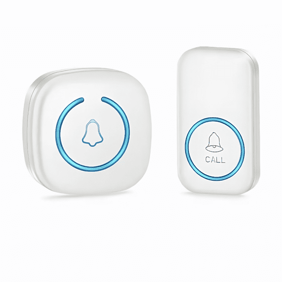 Long-Range Wireless Doorbell with 60+ Chime Melodies and LED Alerts ...