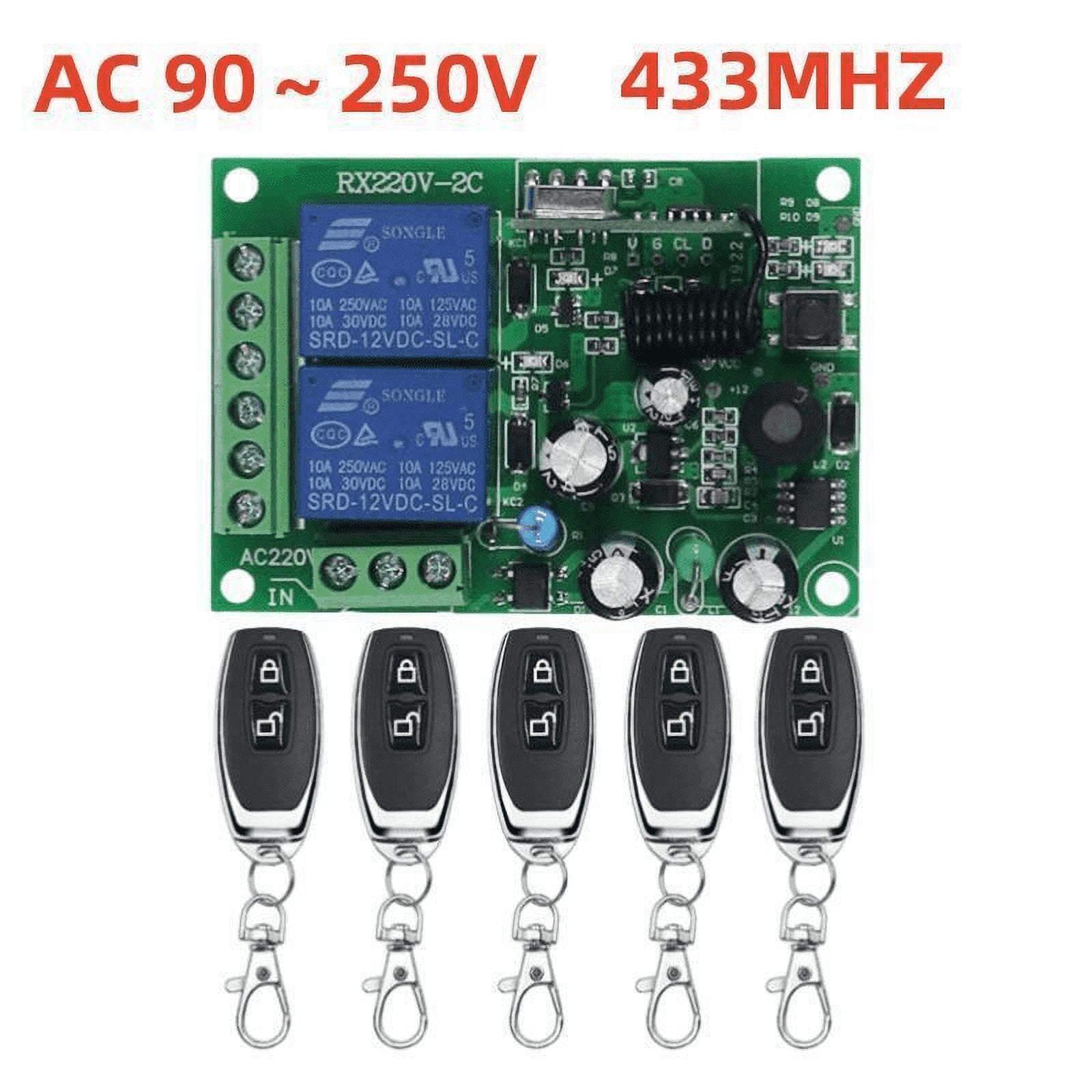 Long-Range Wireless Remote Control Switch, Universal Vehicle Compatibility And Multi-Function ...