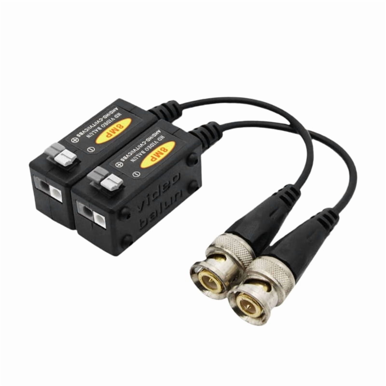 AOOOWER CCTV Video Balun Transmitters Protections For Long Ranges ...