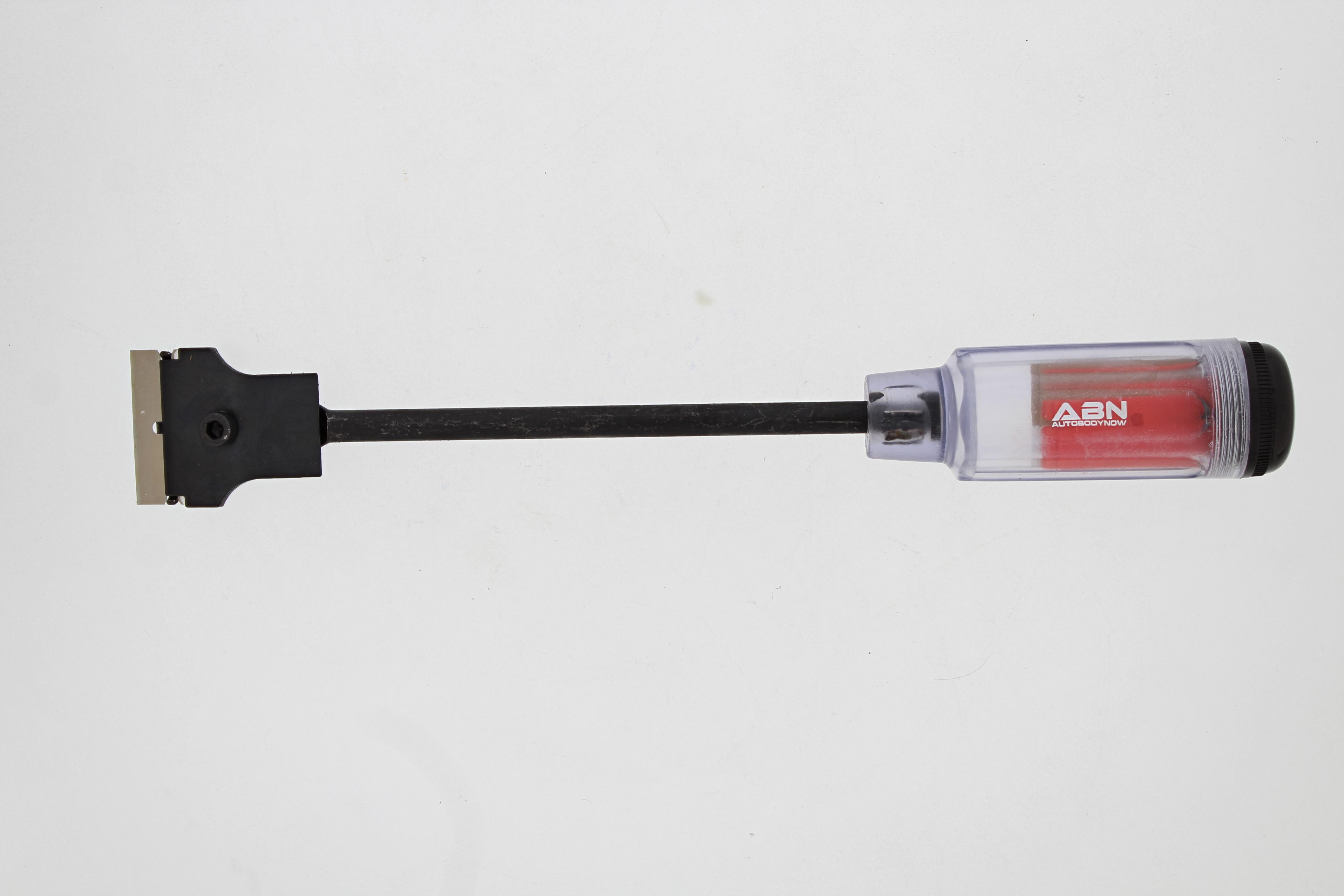 Long Reach 11 Inch Razor Blade Scraper with 3 Plastic Blades and 2 ...