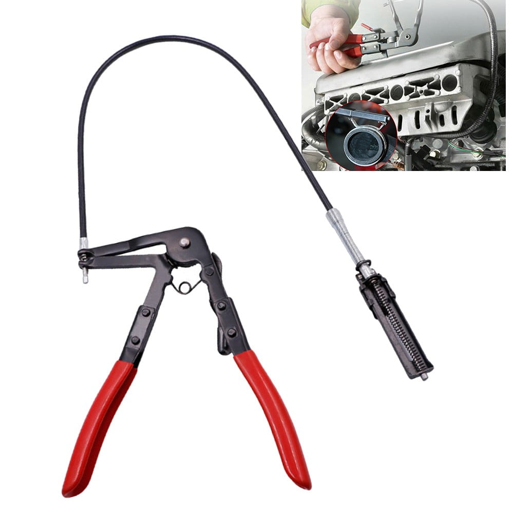 Long Reach Flexible Hose Clamp Pliers Tool for Fuel, Oil, Water Hoses ...
