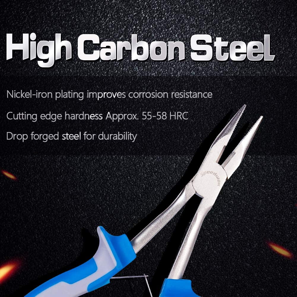 Long Reach Long Nose Pliers 6 Inches Mini Wire Cutter Side Cutting Slim ...