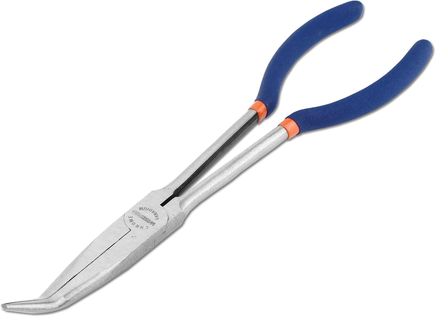 Long Reach Pliers - 11 Inches 45 Degree Angle Long Needle Nose Pliers ...