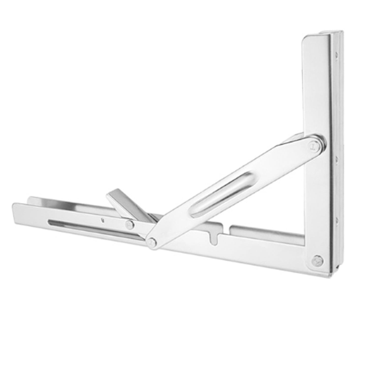Long Release Arm Heavy Duty Polished 304 Stainless Steel Folding Shelf ...