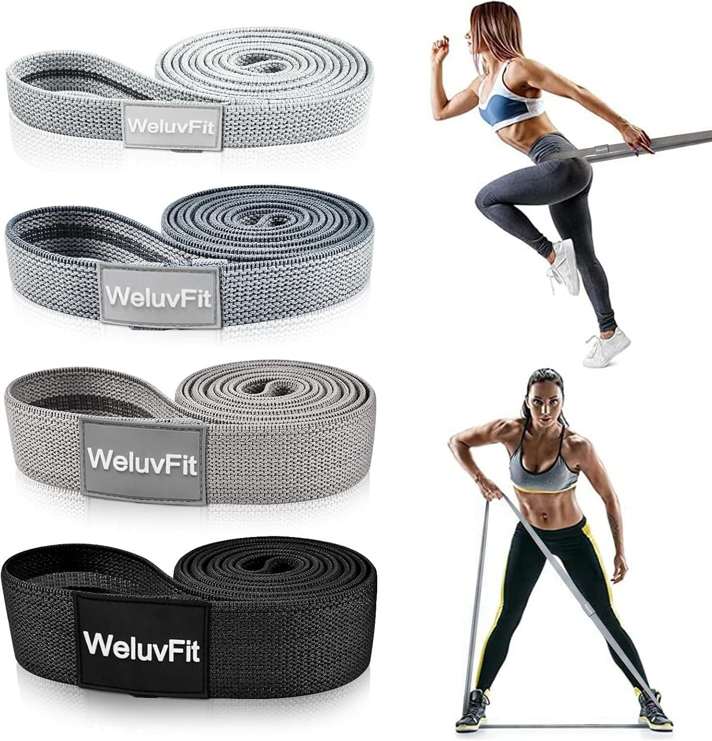Long Resistance Bands, WeluvFit Workout Bands Resistance for Women and ...