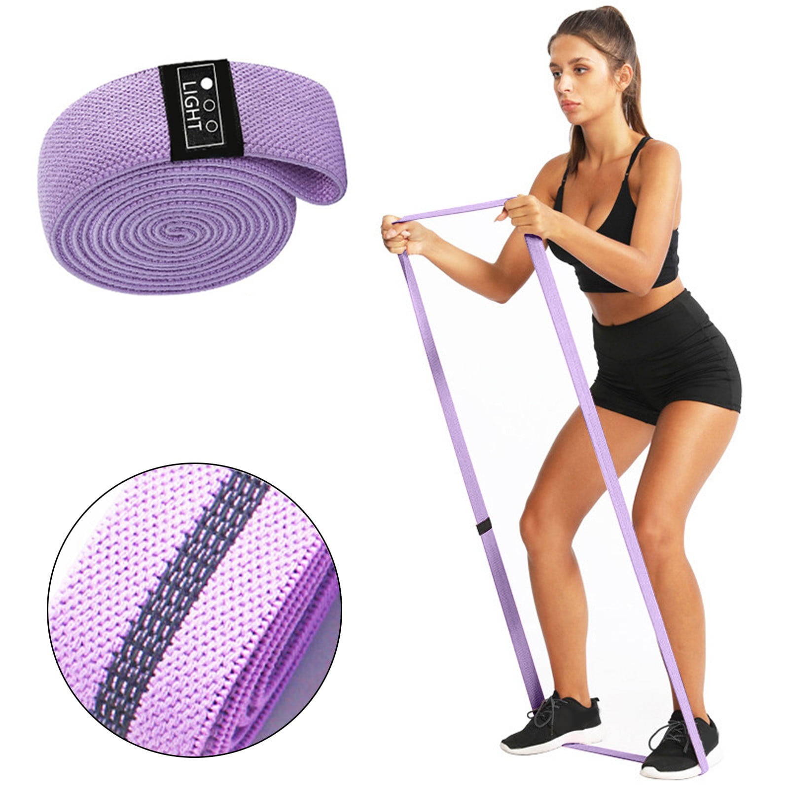 Long Resistance Squat Strap Elastic Strap Tension Rope Yoga Tension ...