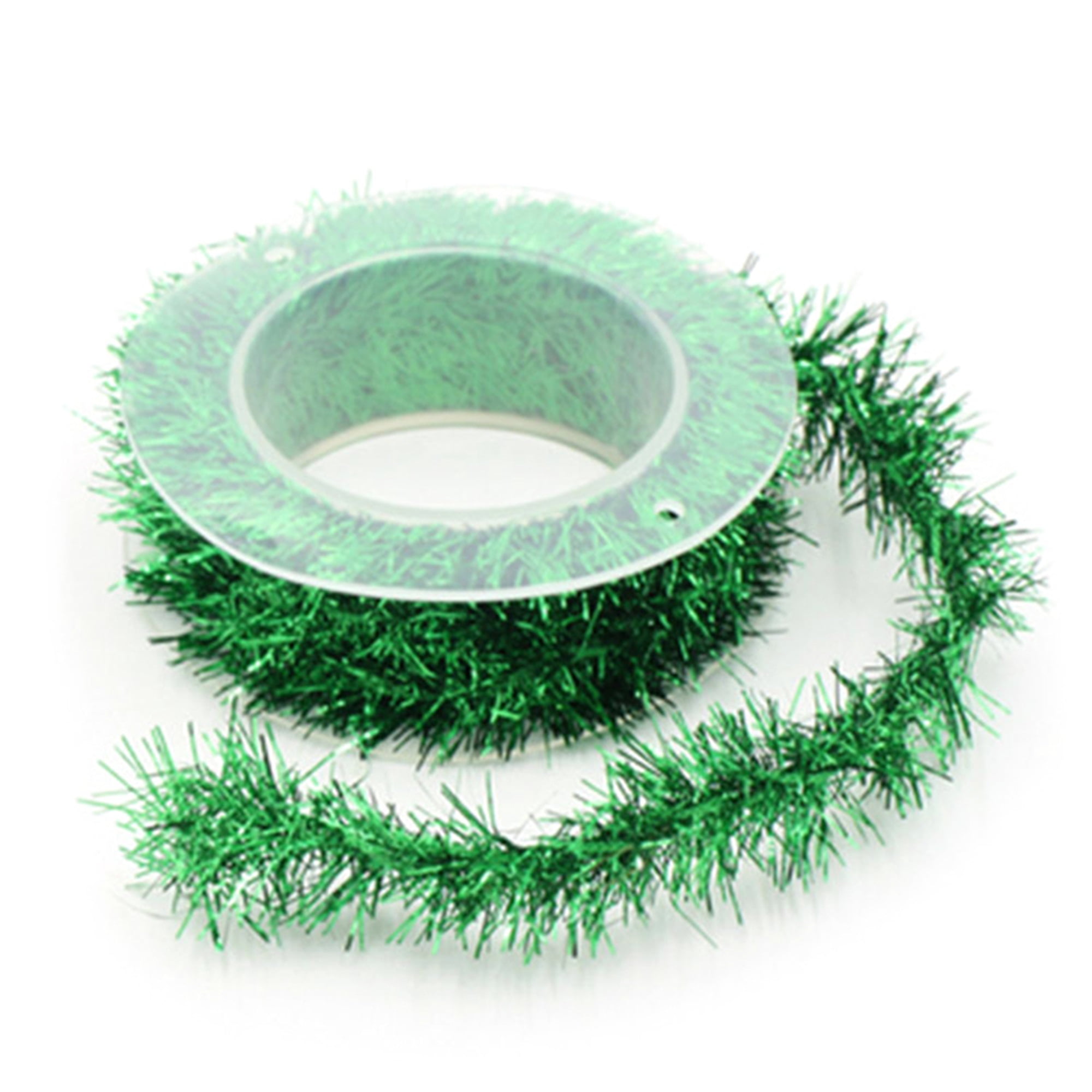 Long Roll Tinsel Twist Garland Shiny Metallic Foil Decorations for ...