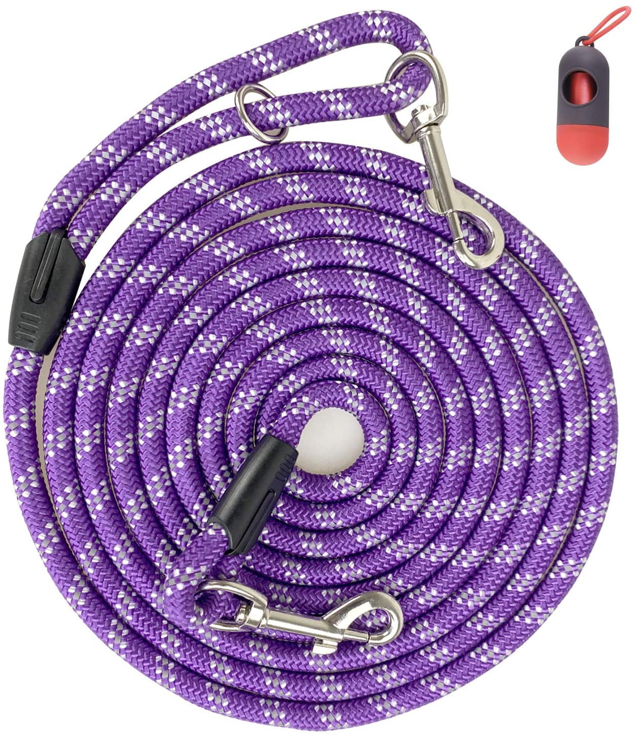 Long Rope Dog Leash for Dog Training 12FT 20FT 30FT 50FT, Reflective ...
