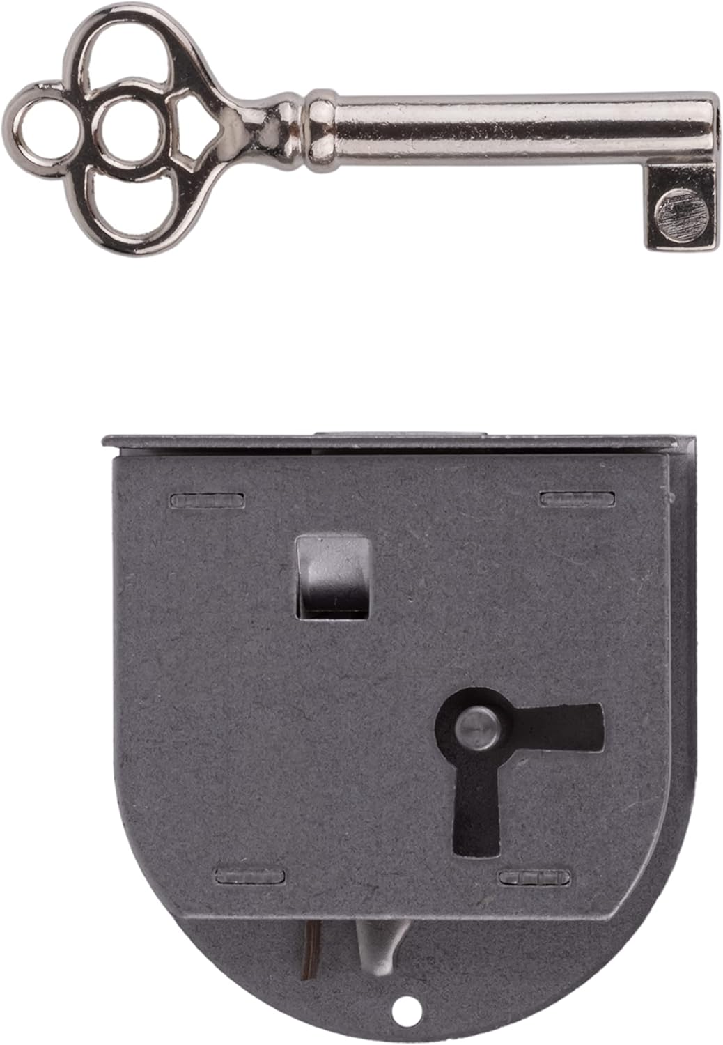 Long Rounded Half Mortise Lock with Skeleton Key for Left Hand Cabinet ...