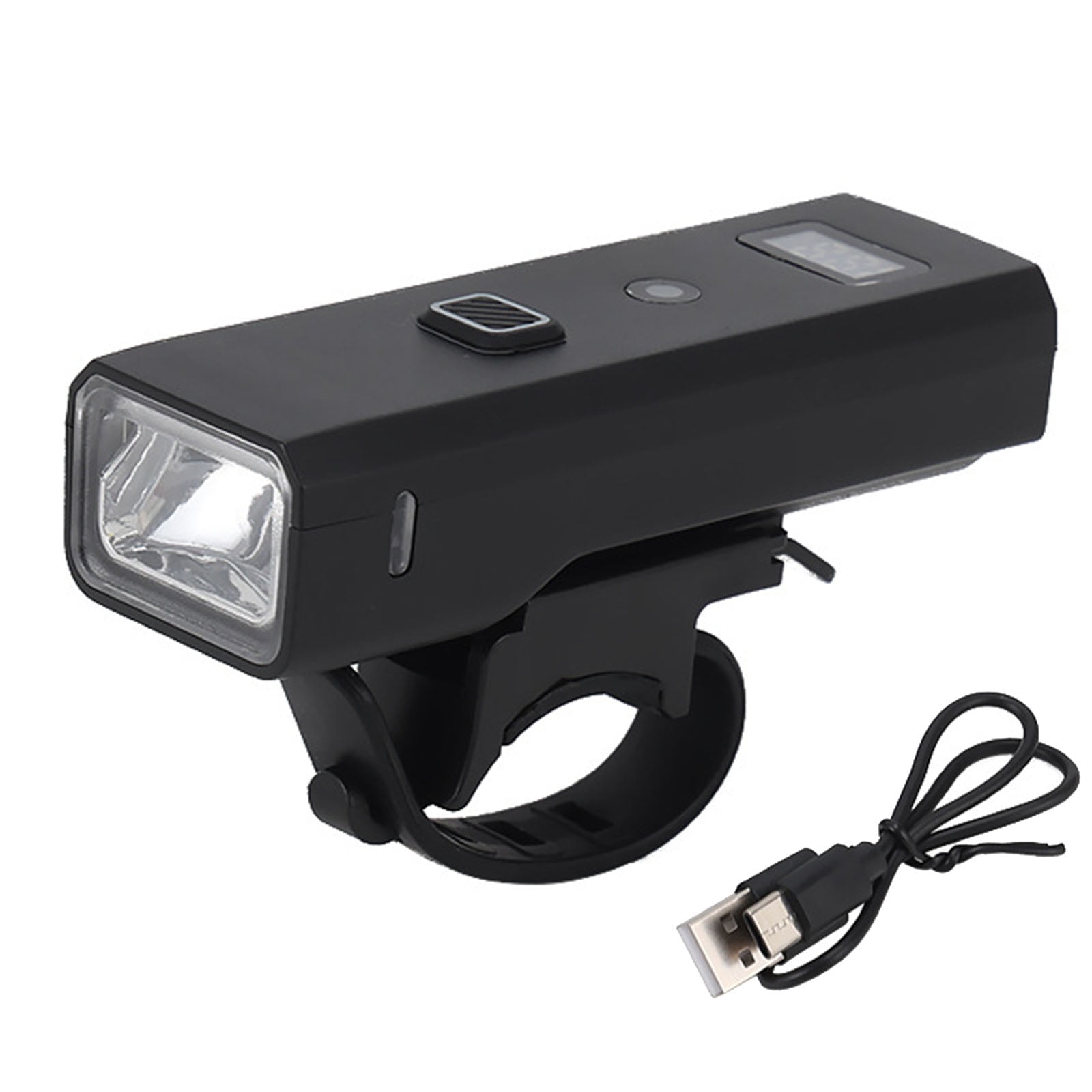 Long Runtimes Bike Headlight Rechargeable Water Resistant Mountain Bike Light for Nighttimes ...