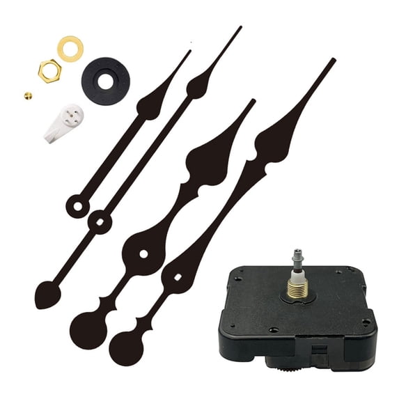Long Shaft Clock Movement High Torque with Hands for DIY Wall Clock ...