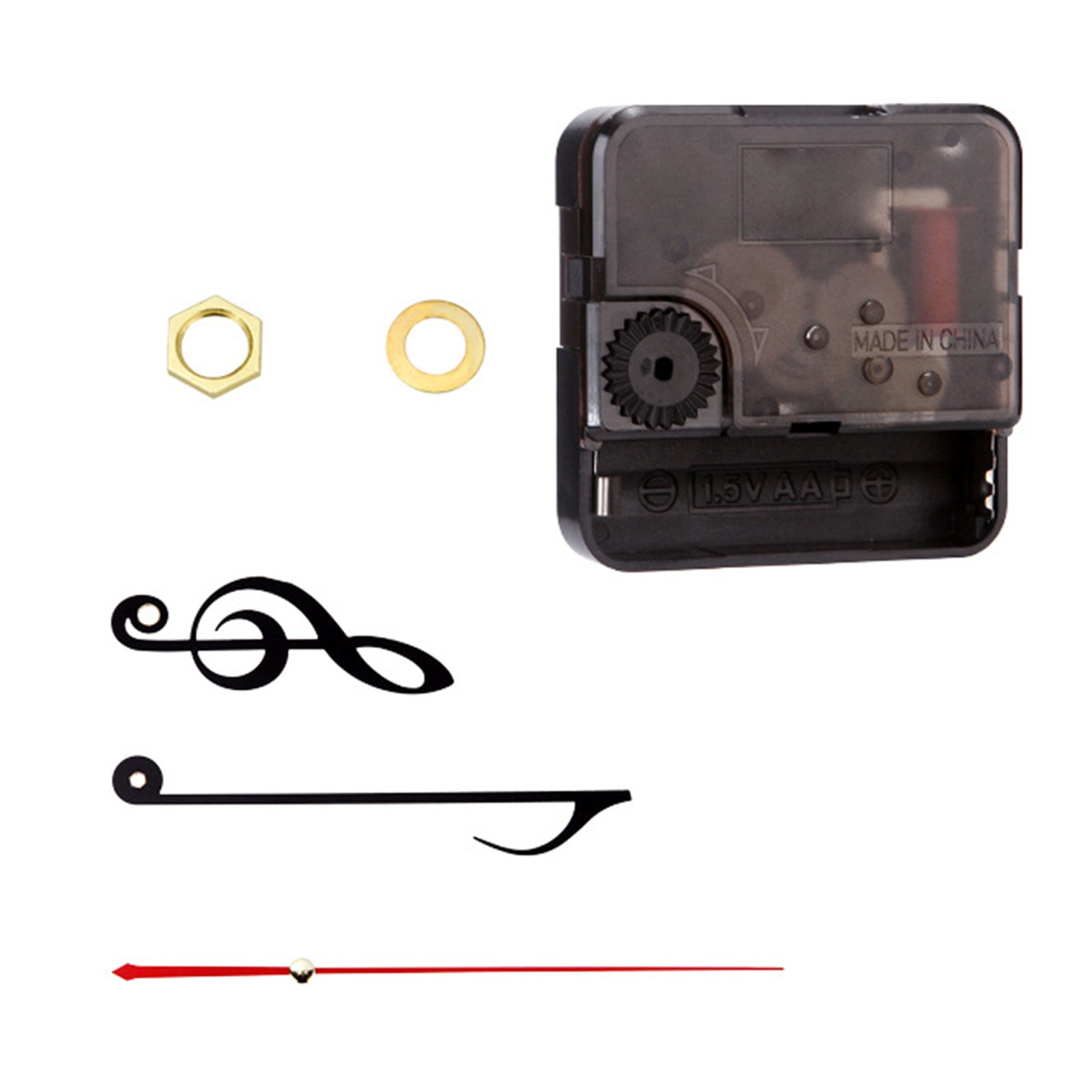 Long Shaft Quiet Quartzs Clock Movement Kits Clock Mechanism with Music ...