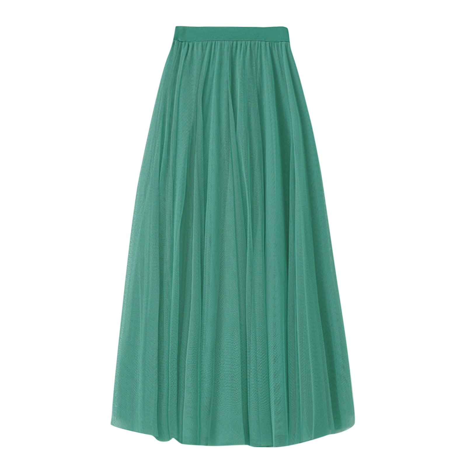 Long Skirts For Women Mid-Calf Length Skirt Dance Party A-Line Tulle ...