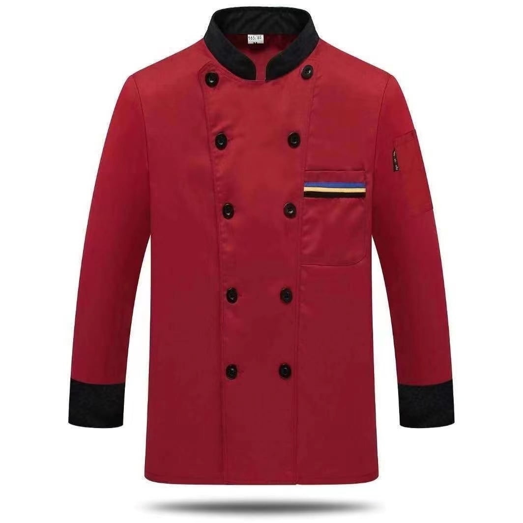 Long Sleeve Catering Restaurant Canteen Back Kitchen Short Sleeve Cake ...