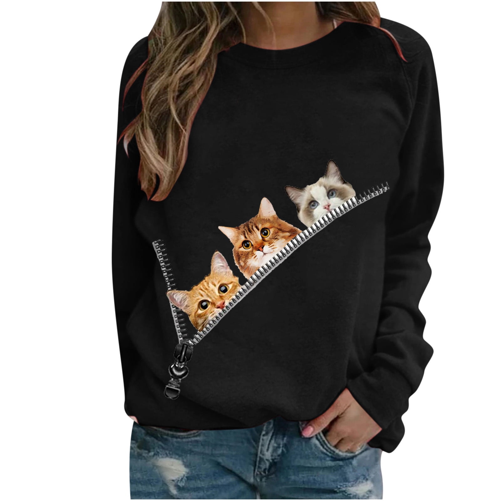 Long Sleeve Christmas Shirts For Women Plus Size Fashion Women Casual O