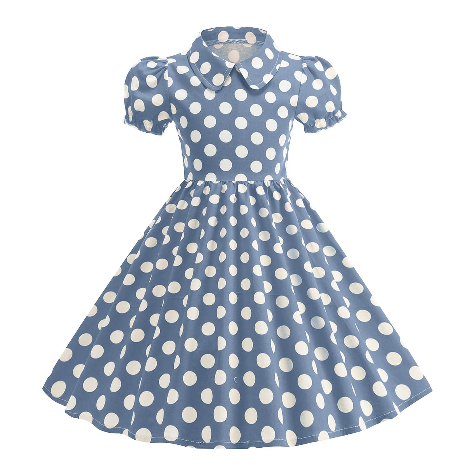 Long Sleeve Dress for Girls Girls Cartoon Gown Dress Flutter Sleeves ...