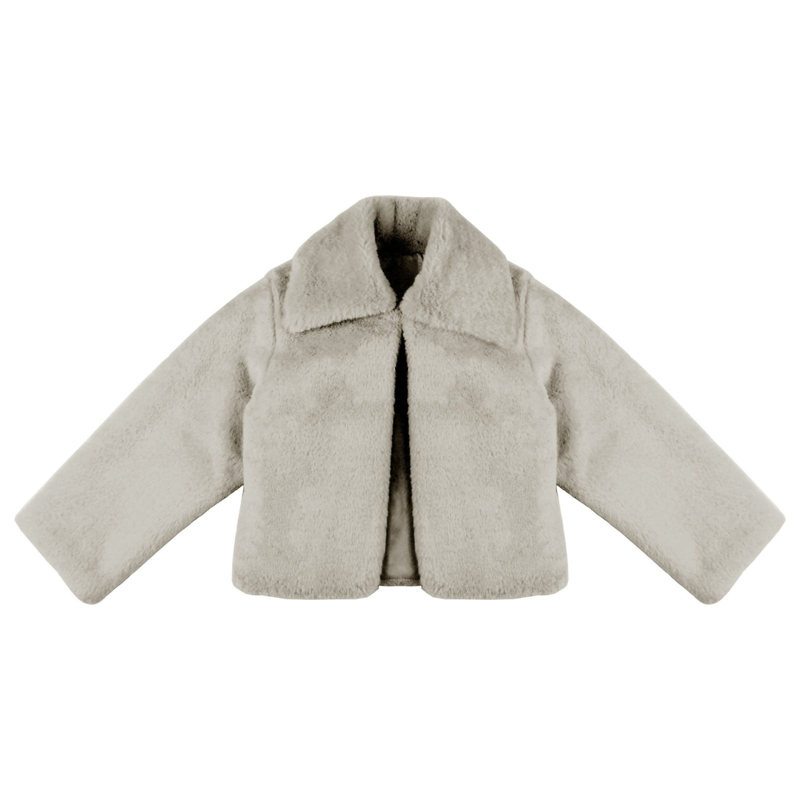 Long Sleeve Girl Faux Furs Furry Cloak For Formal Event And Holiday ...