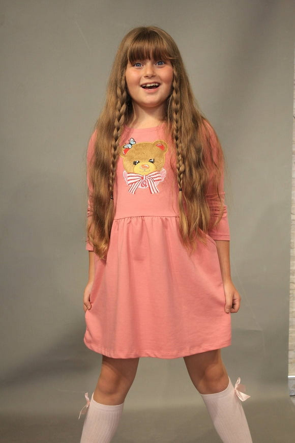 Long Sleeve Girl's Dress - Walmart.com
