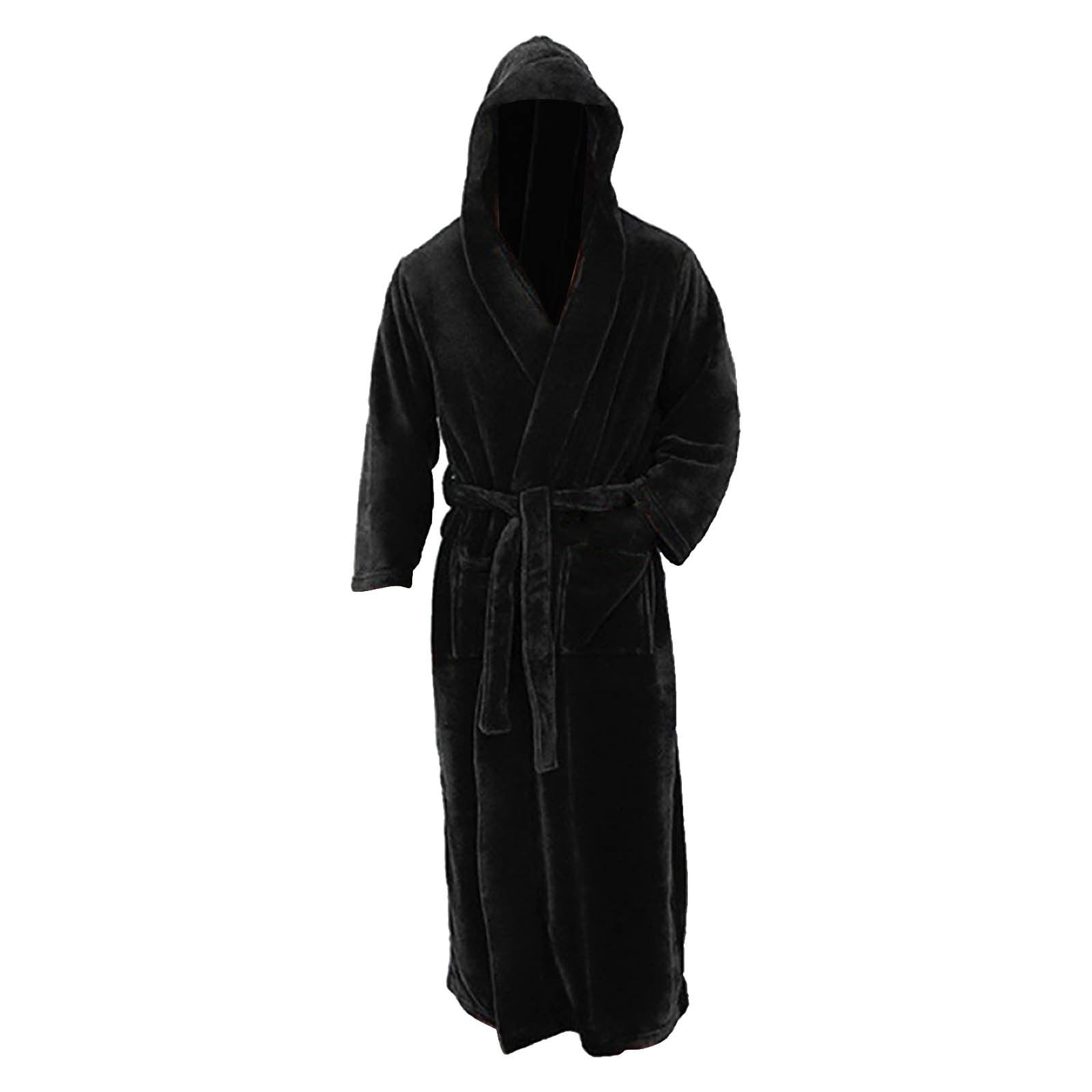 Long Sleeve Hooded Neck Big & Tall Sleepwear Men'S Pajama Sets ...