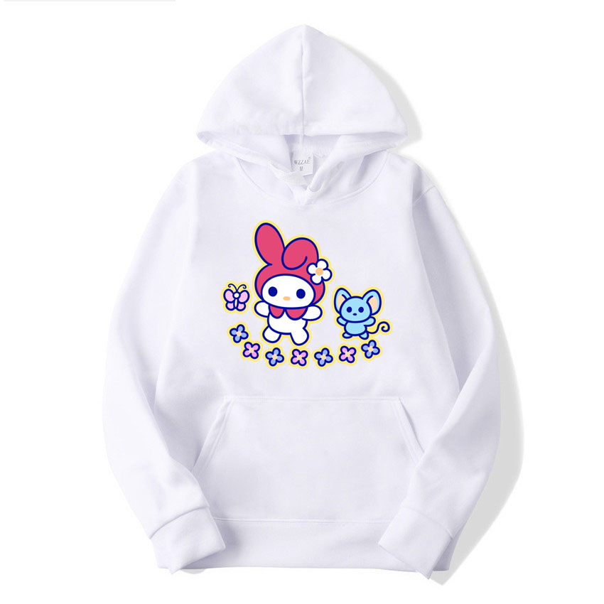 Long Sleeve Oversized Streetwear Womens Sanrio Stuff Hello Kitty Hoodie ...