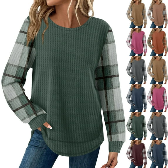 Long Sleeve Shirts for Women Lightweight Shirts Fall Outfits 2025 Color ...