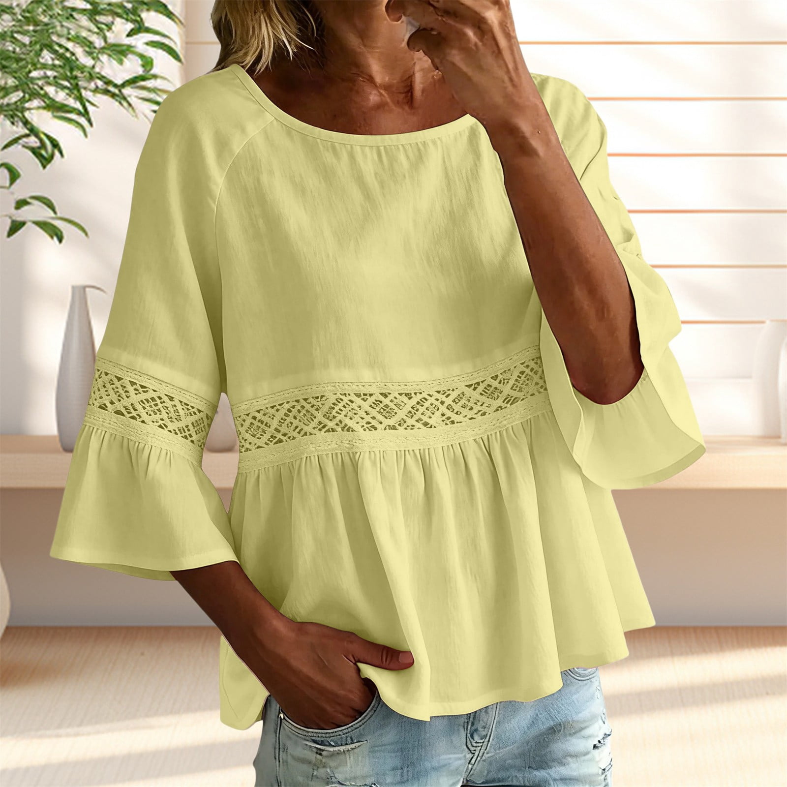 Long Sleeve Shirts for Women Spring Fashion Work Blouses Business ...