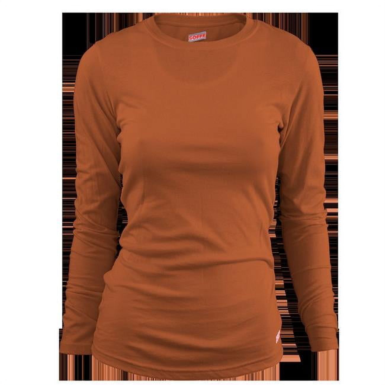 Long Sleeve Tissue Tee Cr Cotton, Texas Orange - Extra Large - Walmart.com