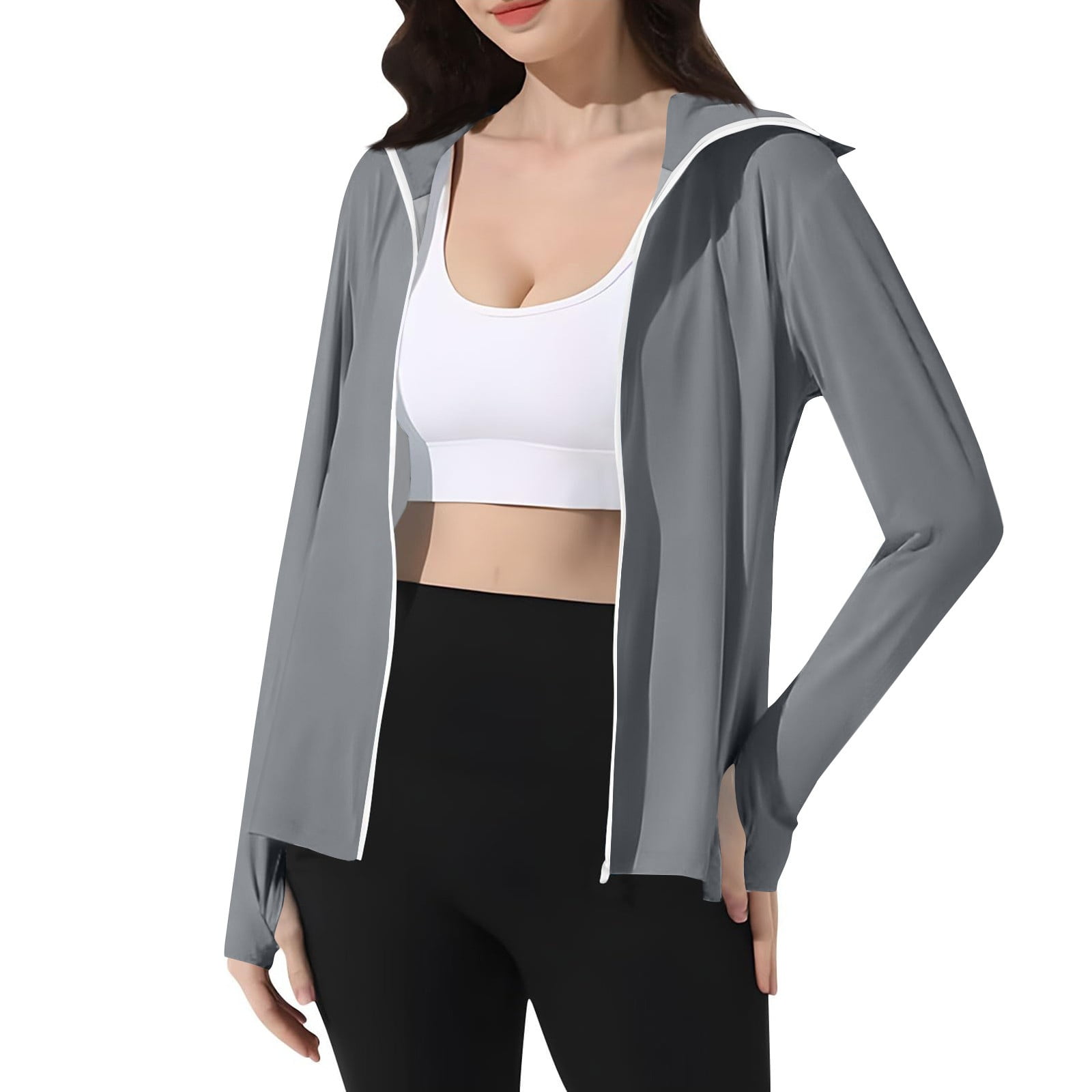 Long Sleeve UV Protection Shirts Women UPF 50+Sun Protection Active ...