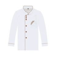 Chef Coat Jacket Short Sleeve Work Wear Cooking Clothes Catering Shirt ...