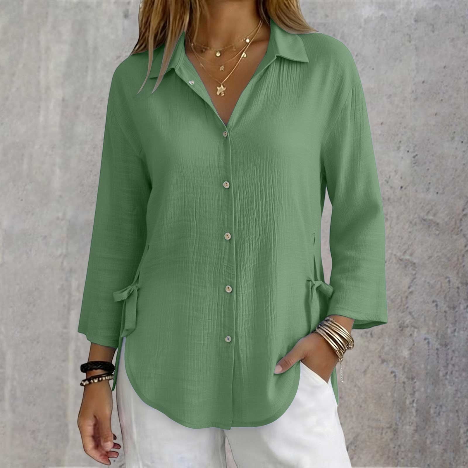 Long Sleeve Womens Tops, Casual Fall Travel & Vacation Outfits, Basic ...