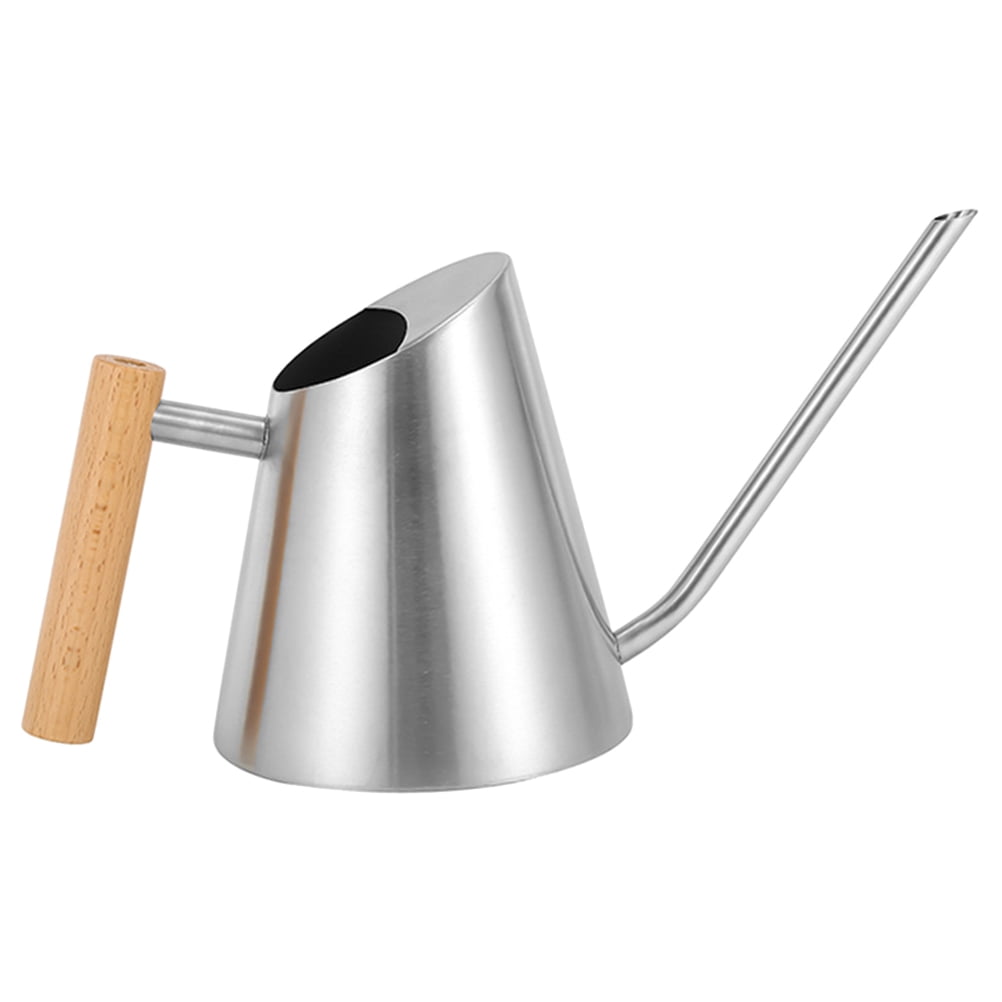 Long Spout Watering Can Wooden Handle Flowers Watering Can Metal ...