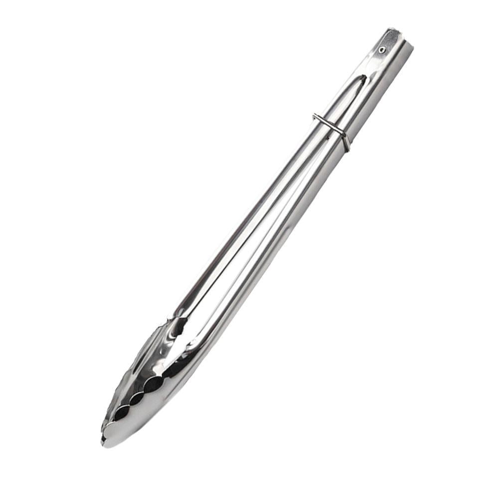 Long Stainless Steel Tongs Kitchen Bread Food Cooking Serving Steak ↑ h ...