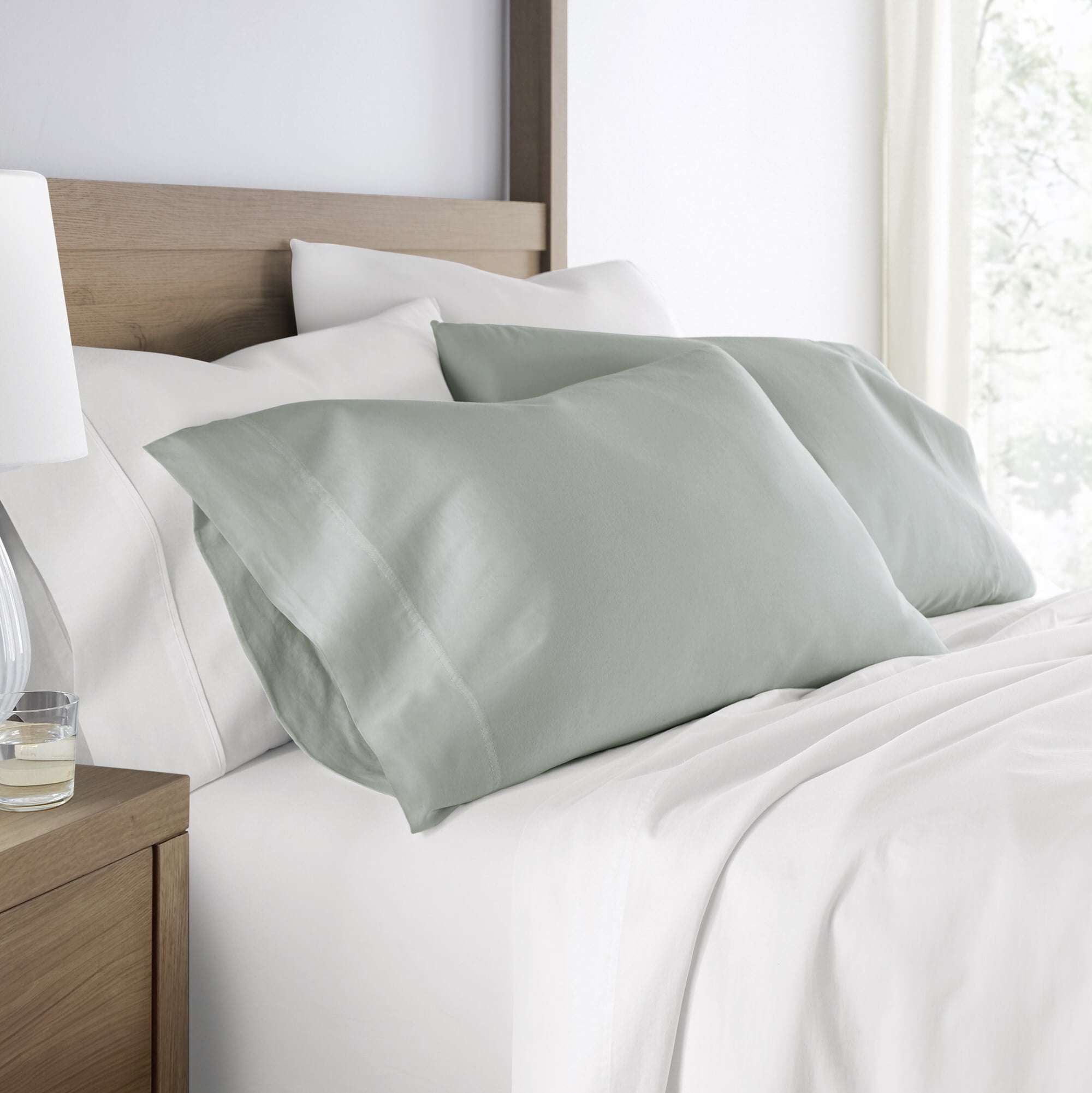 Long-Staple Sateen Cotton Pillowcase 2-Pack by Comfort Canopy - Walmart.com