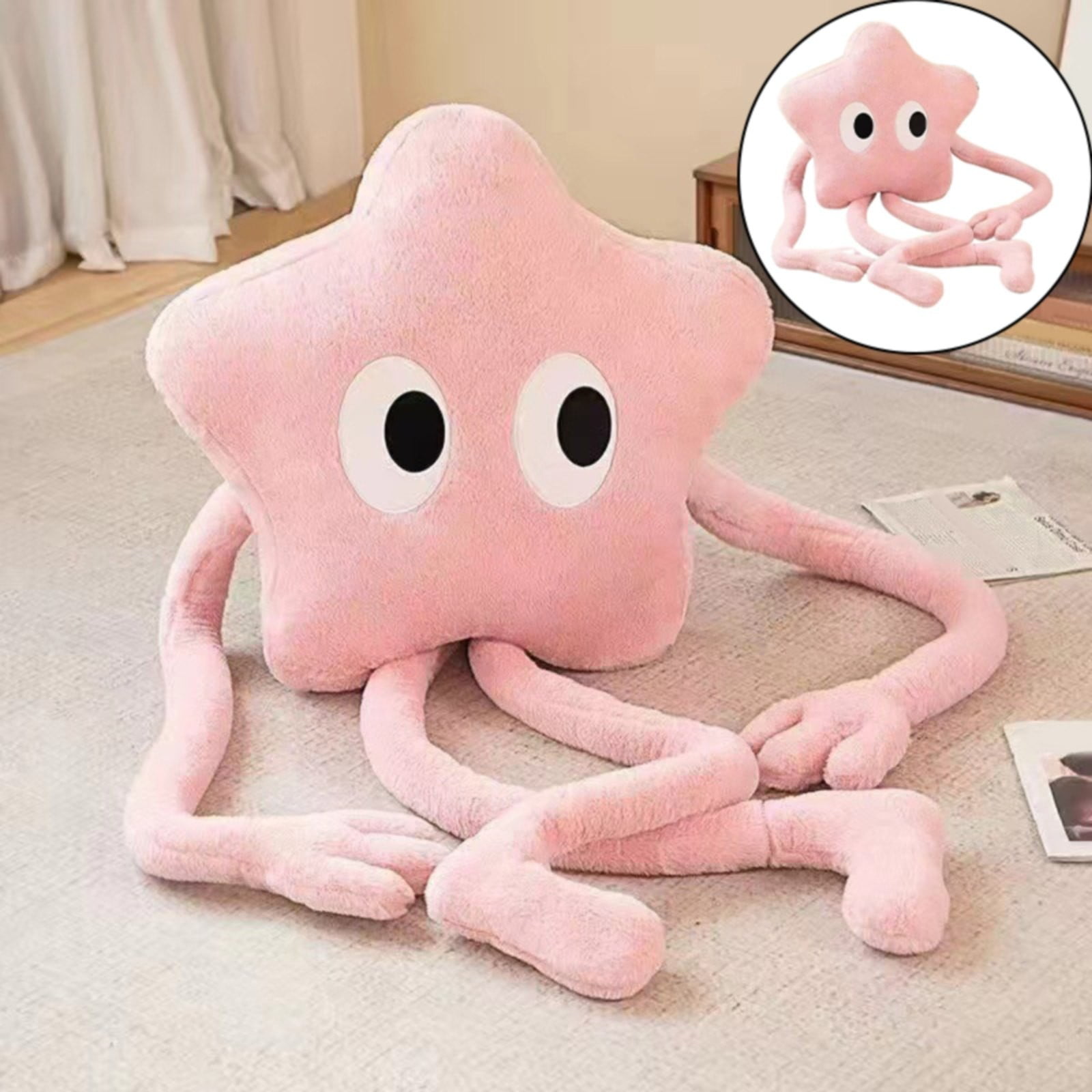 Long Star Plush Pillow Cute Star Stuffed Animals Soft Star Plushies ...