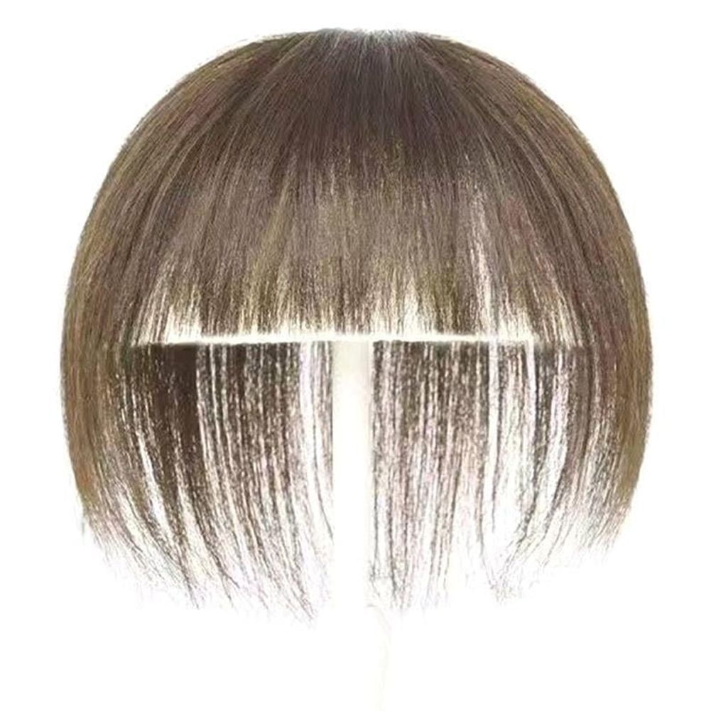 Long Straight Clip in Topper Toupee Hairpiece Bangs Synthetic Hair ...