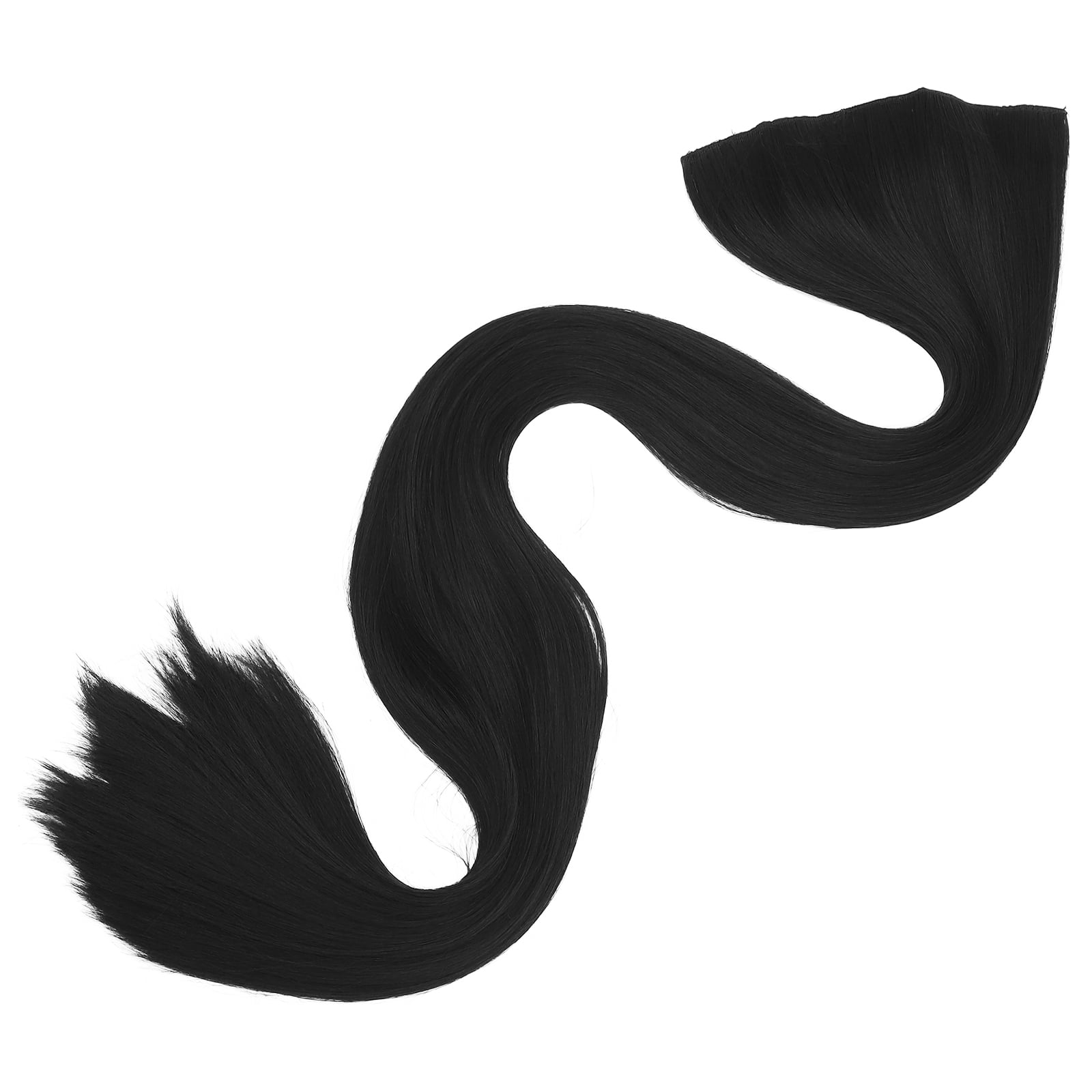 Long Straight Hair Wig Black Wig Straight Human Hair Wig Women Hairpiece Clip In Extensions