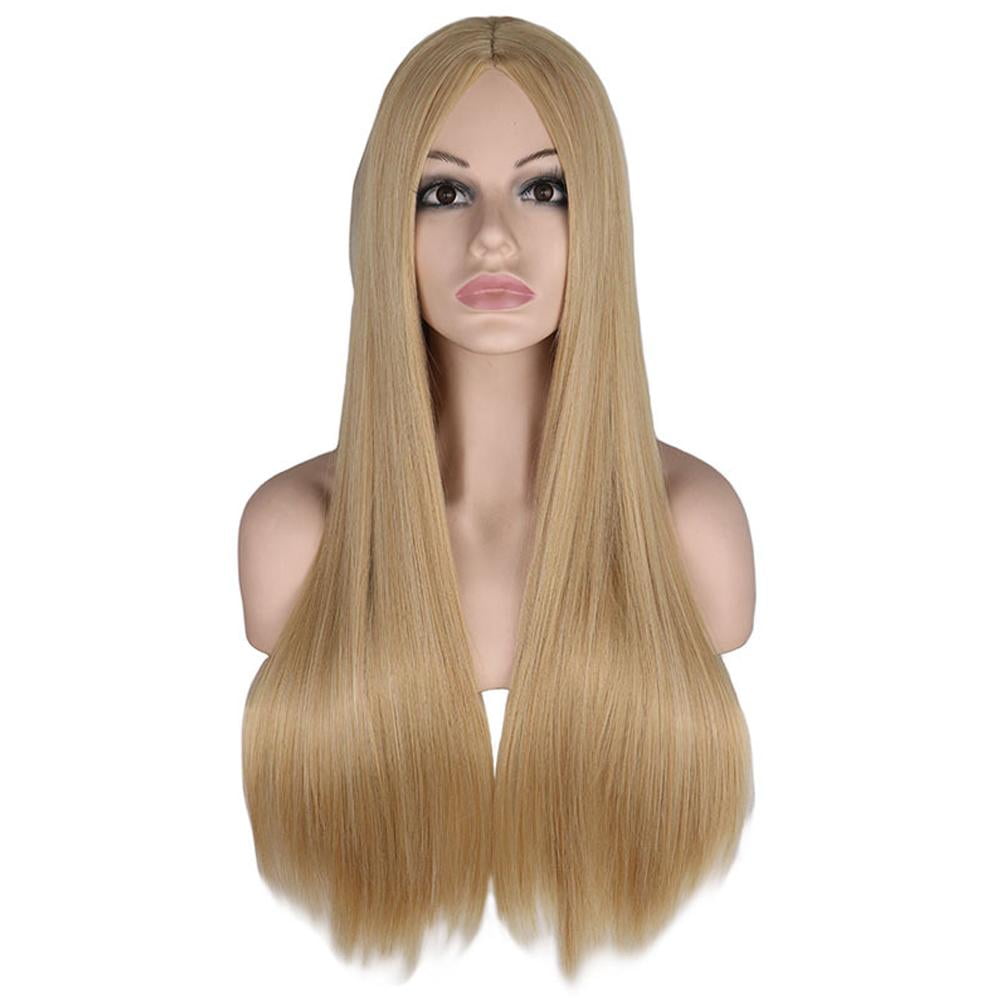 Long Straight Synthetic Hair Wig for Adult, Ideal for Halloween Theme ...