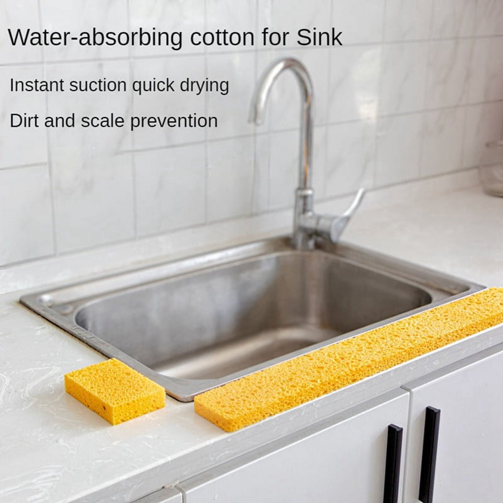 Long Strip Wood Pulp Cotton Absorbent Strip Wash Basin Water Blocking ...