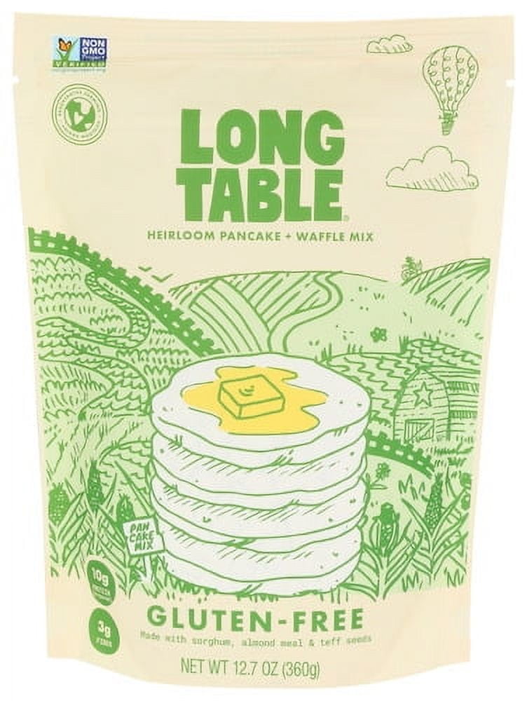 Long Table Mix Pancake Waffle Gluten Free (6 Pack) 12.7 oz - Walmart.com