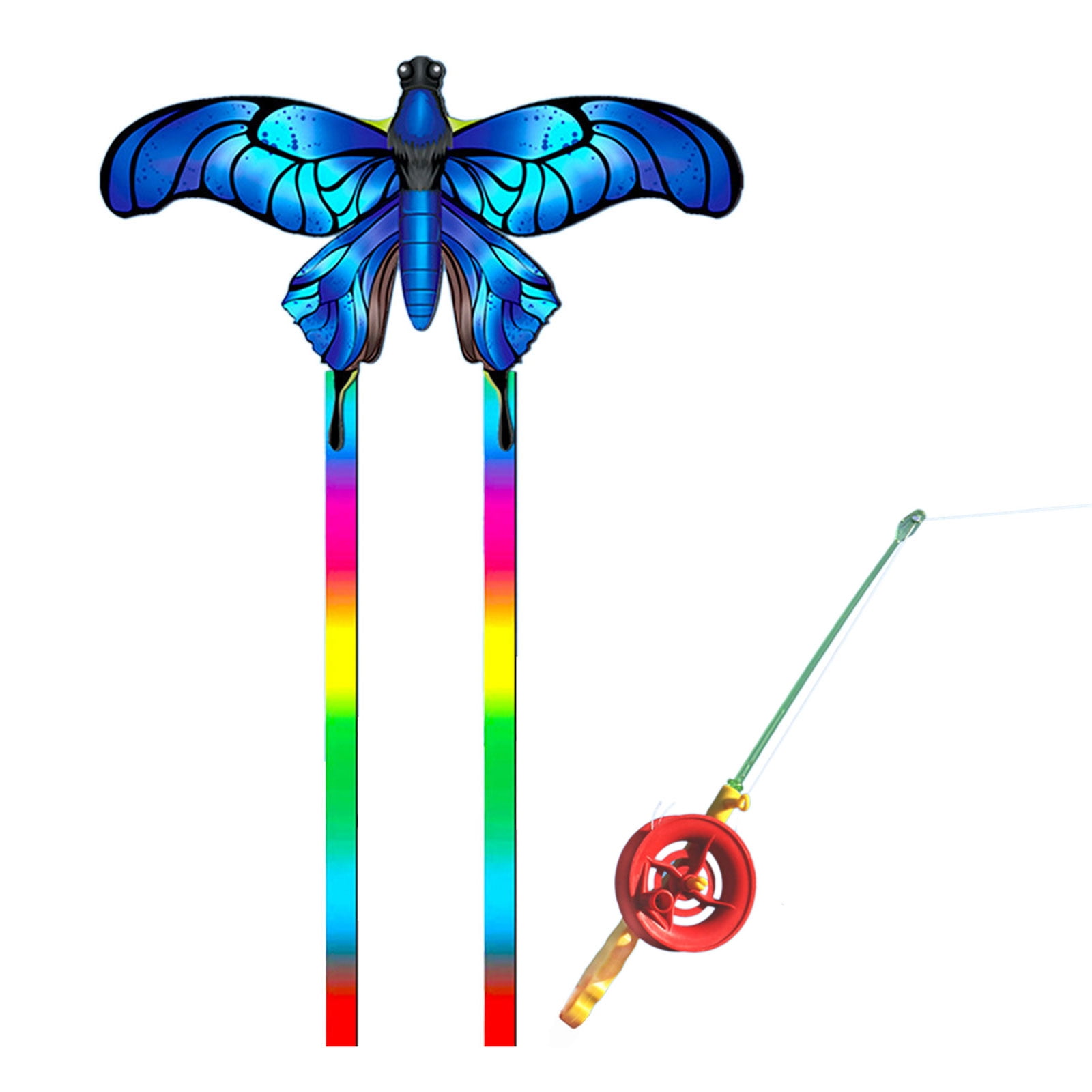 Long Tail Dynamic Wing Kites with Fishing Rod Line Dynamic Swallow ...