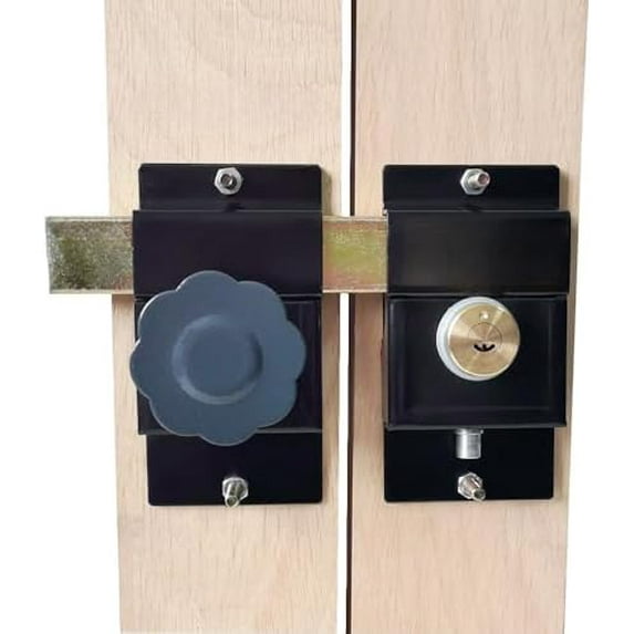 Long Throw Gate Lock, Euro Profile Keyed Both Sides Gate Lock for Sheds ...