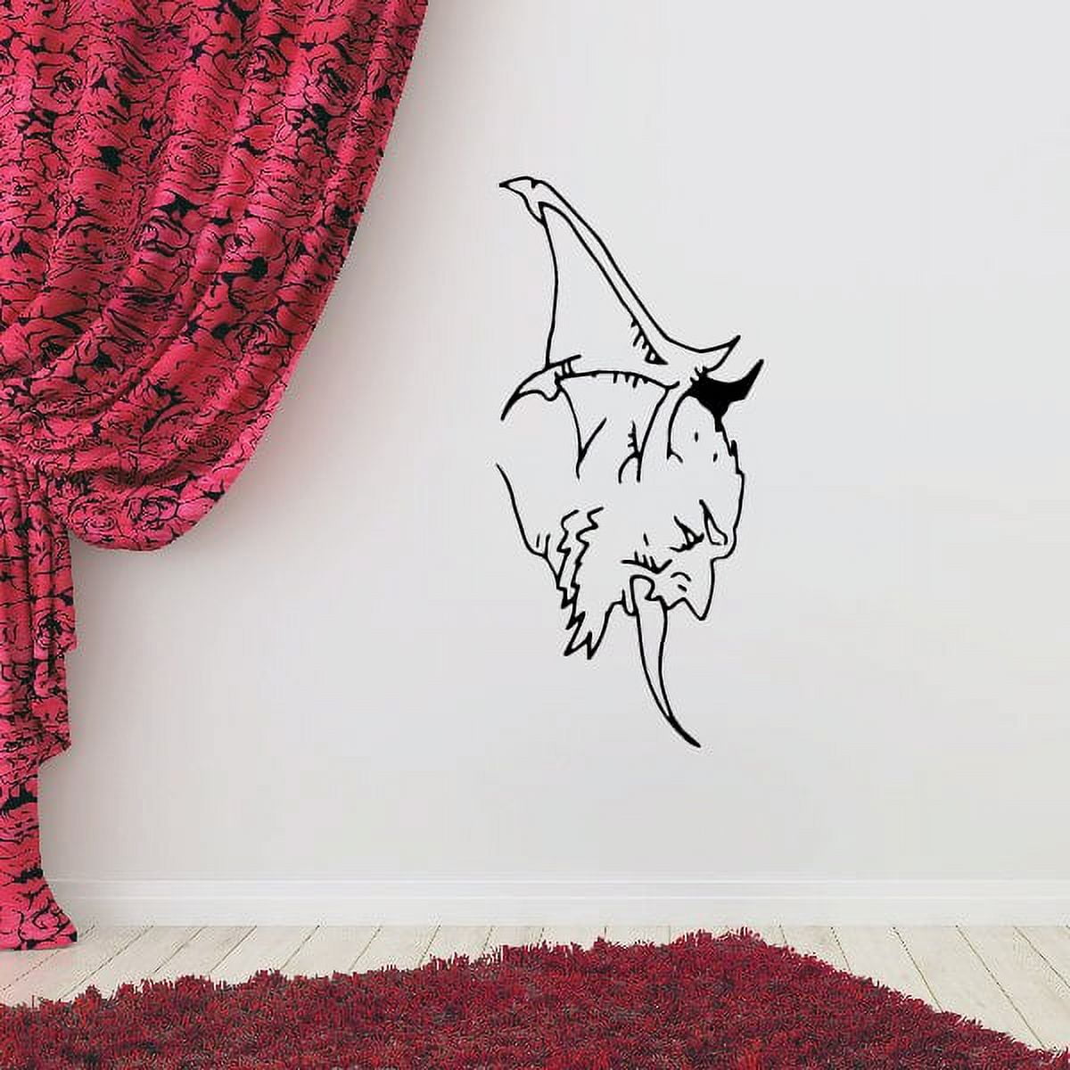 Long Tongue Demon Decal - 36 Inches - Walmart.com