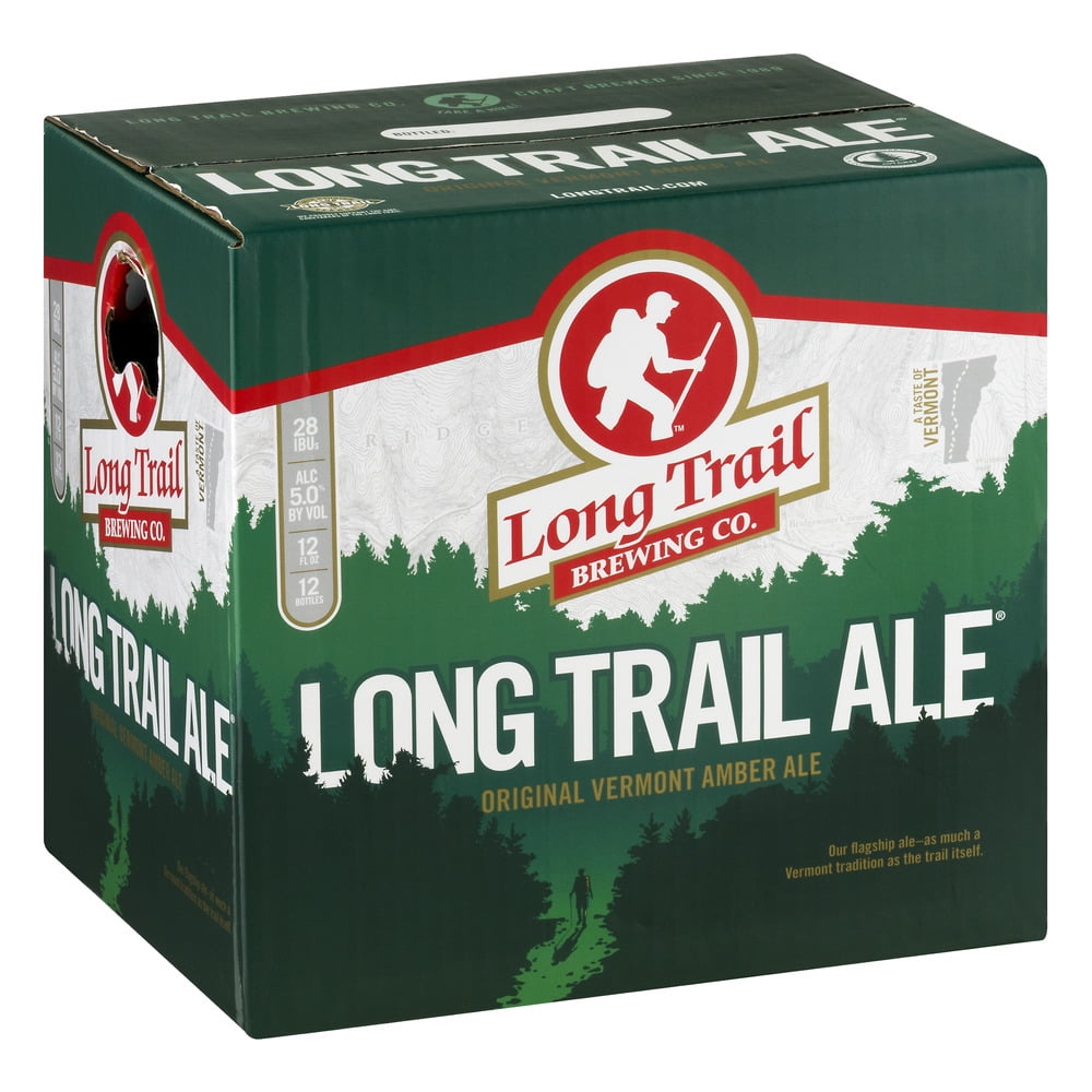 Long Trail Brewing Co, Vermont Craft Amber Ale Beer, 12 Pack, Bottles ...