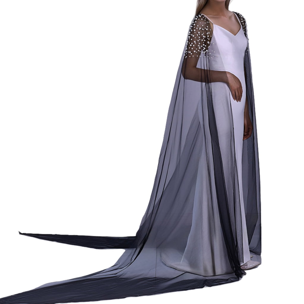 Long Trailing Arm Sleeves Wedding Dress Arm Shawl Wrap for Bride Party ...