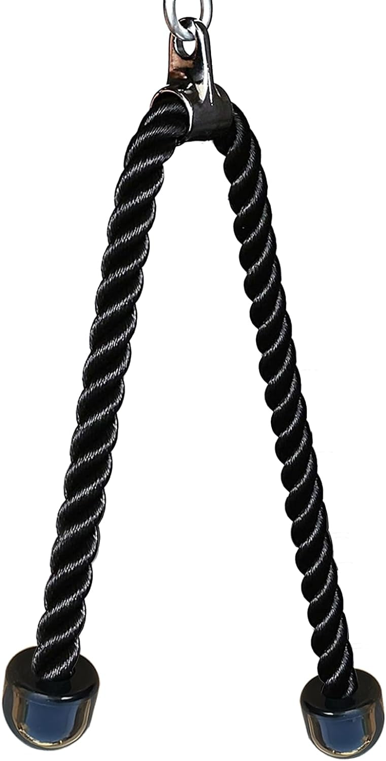 Long Tricep Rope, Rope Pull Down Attachment 47 55 63Inch Length Long ...