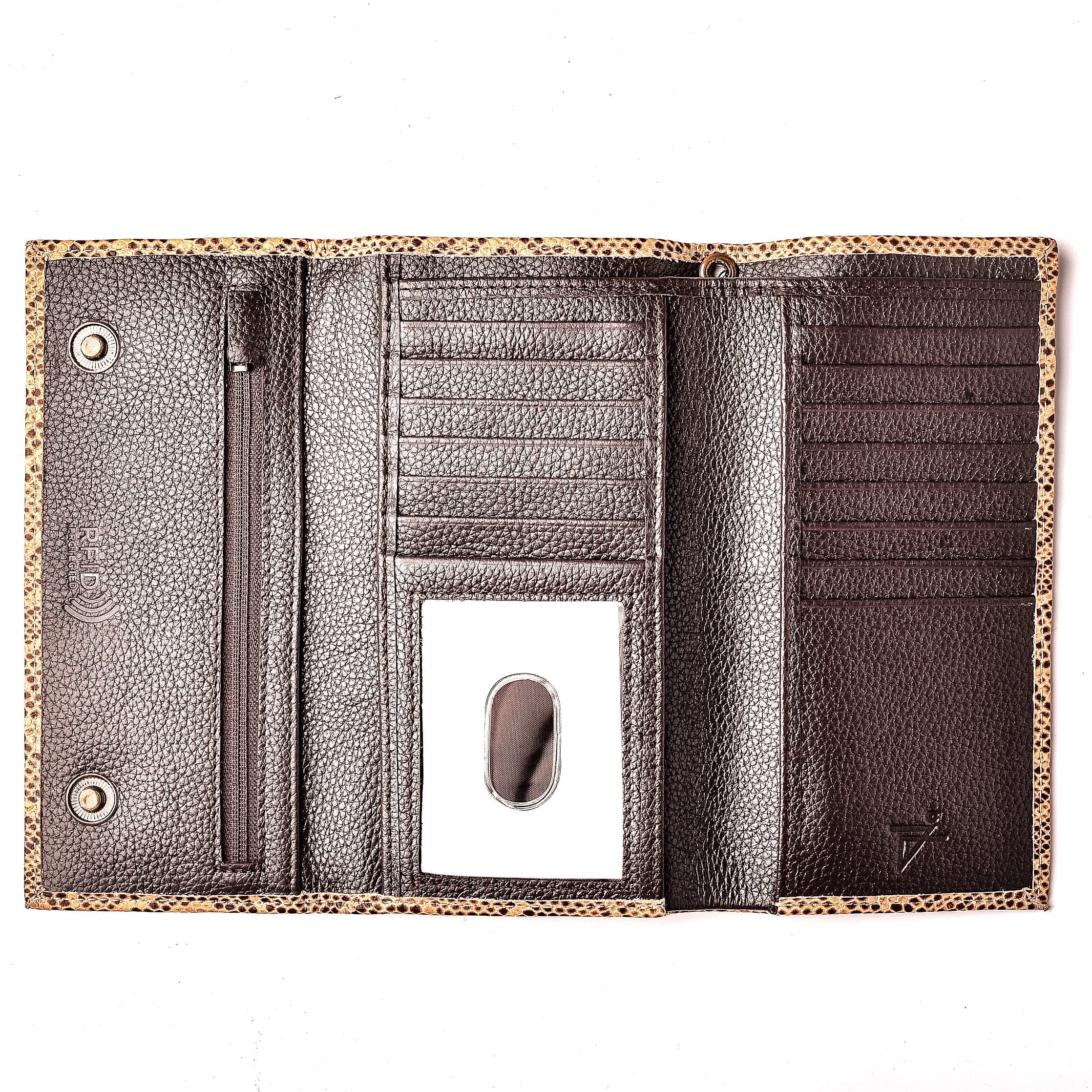 Long Trifold RFID Blocking, Credit Card Money Organizer, Top Bill Slot ...