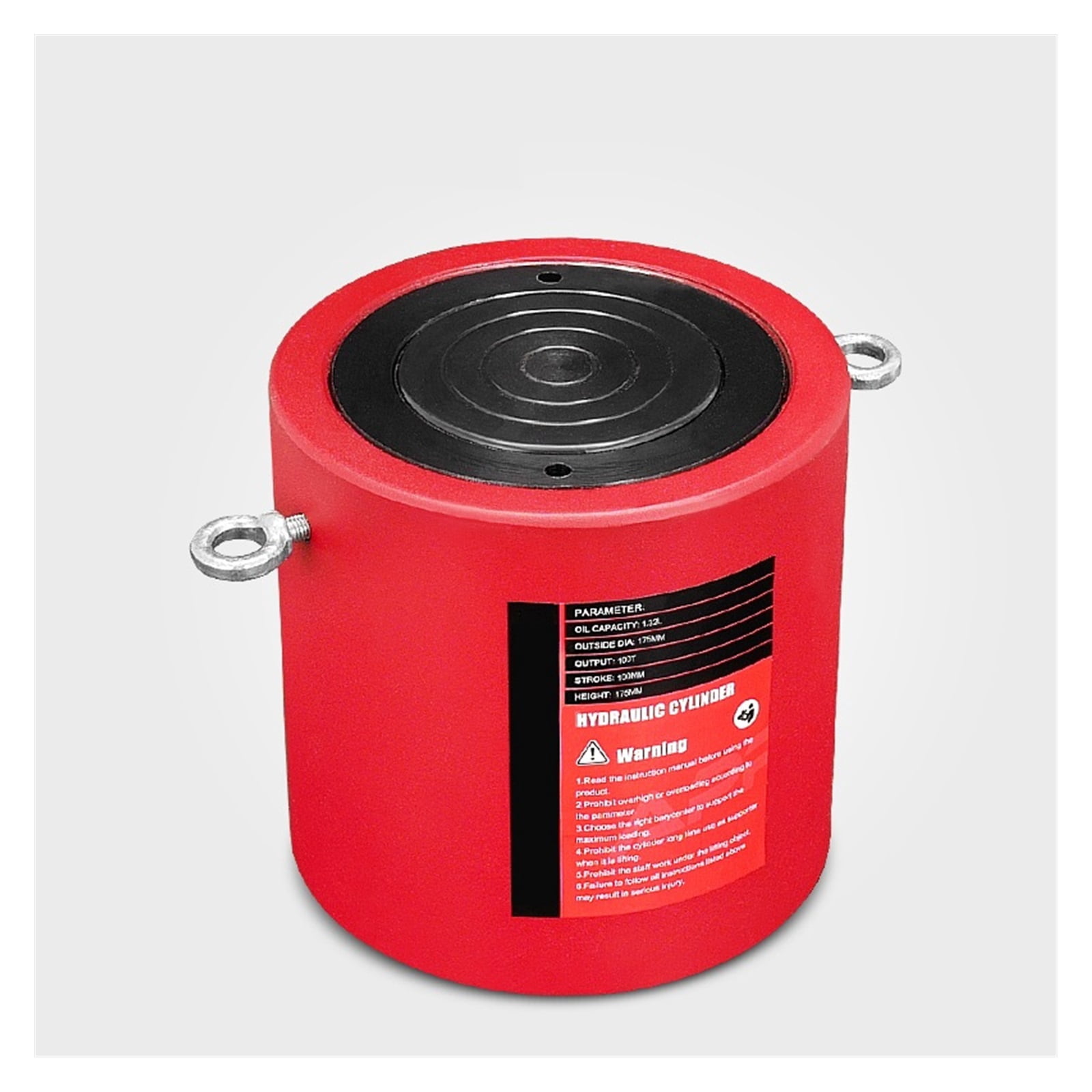 Long Type Hydraulic Cylinder Hydraulic Jack Output Of 100T, Piston ...