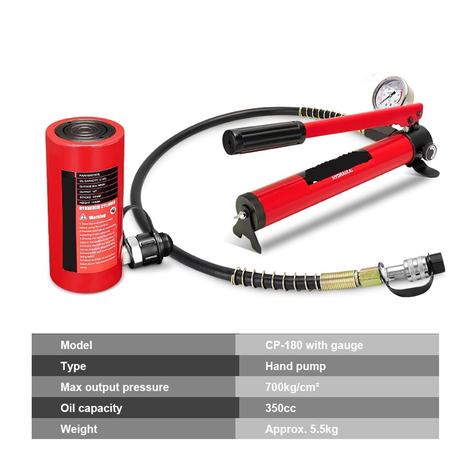 Long Type Hydraulic Cylinder Hydraulic Lifting Jack With Hydraulic ...
