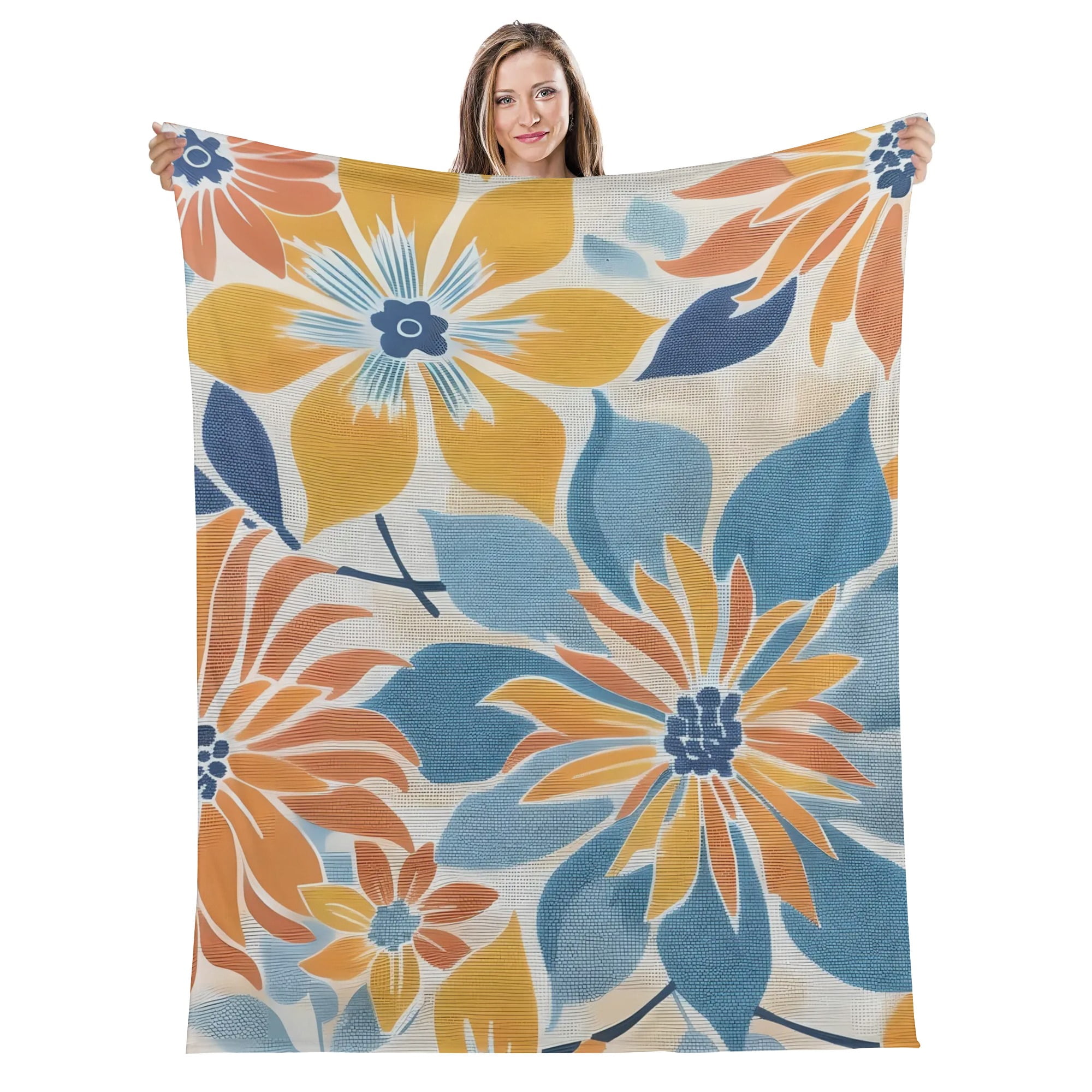 Long Vertical Flannel Breathable Blanket 4 Sizes - Walmart.com