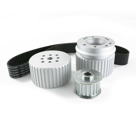 Long Water Pump Gilmer Style Belt Pulley Kit for Chevy Small Block ...